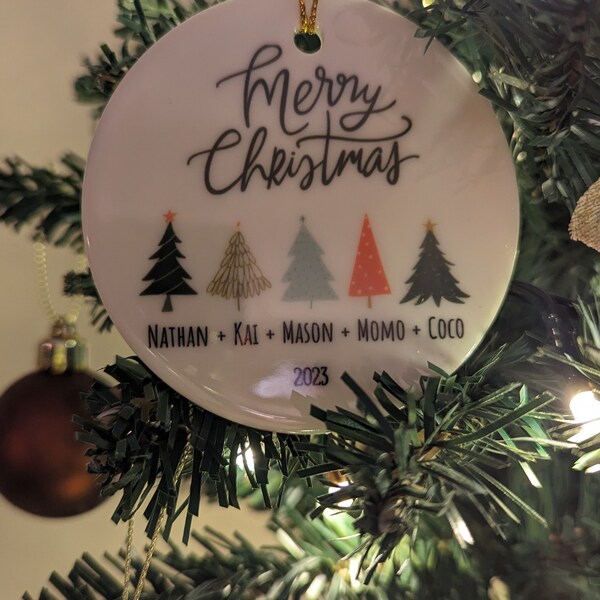Family Ornament Personalized Christmas Ornament Family Gift 2024 ...