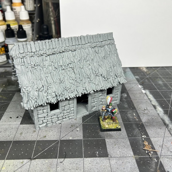 Norman Stone Barn - King and Country, Dnd, Pathfinder, 15mm, 28mm, 32mm ...