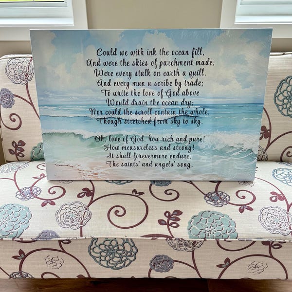 Custom Bible Verse Canvas Wall Art, Stretched Canvas Christian Home ...