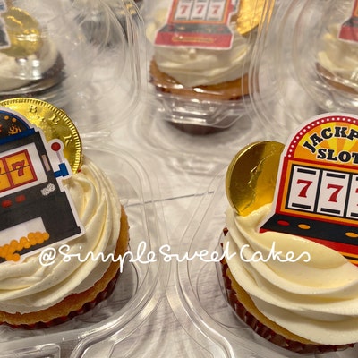 Casino Cupcake Toppers Casino Party Casino Night Casino Party ...
