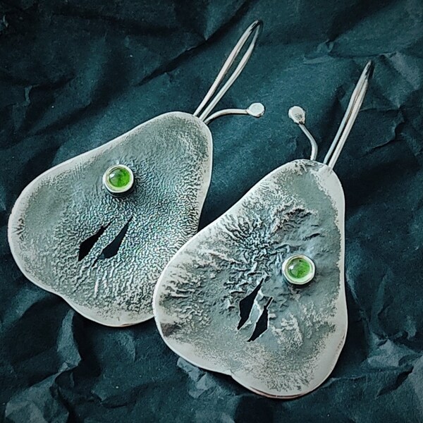 Pearl Earrings Dangle, Modern Art Earrings, Bauhaus Jewelry, Geometric ...