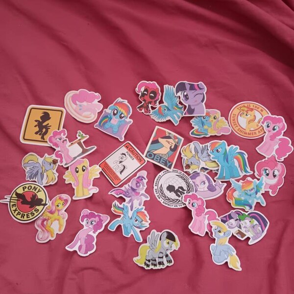 MLP/ Pony Sticker Mix Sticker, Kawaii Sticker, Laptop Stickers, Kids ...