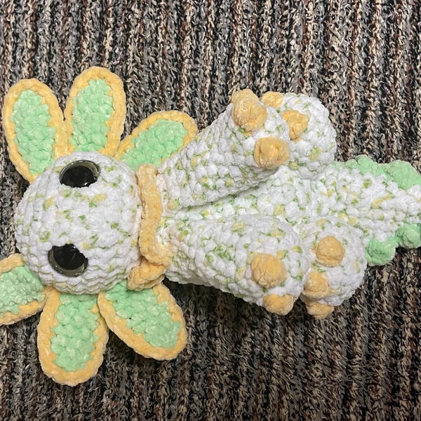 Lemon Lime Jumbo Axolotl Snuggler | Crochet Plushie - Etsy