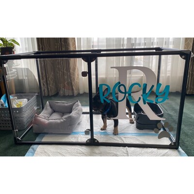 Dog Name Wall Decal, Dog Wall Decal, Dog Name Sticker, Custom Dog Decal ...