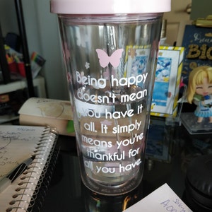 BOBA CUP Personalized Reusable 20oz Fully Custom Vinyl - Etsy