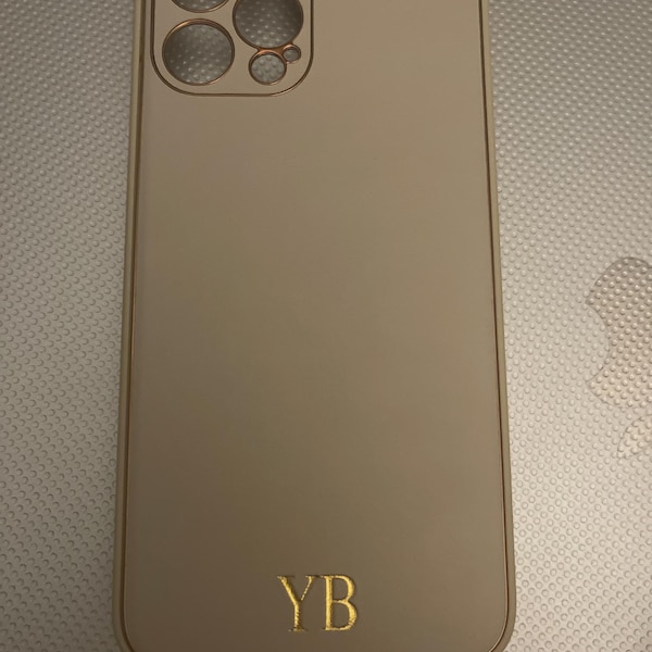 Custom Embossed Phone Case - Personalized Leather Case for iPhone 16 ...