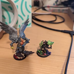 Wappellious Spellbrush Human Warlock Miniature 3D Printed - Etsy