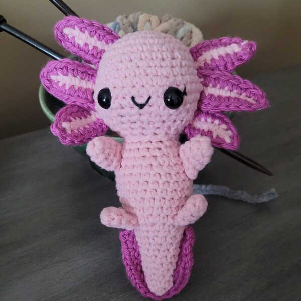 PATTERN: Plush Annie the Axolotl Pattern - Amigurumi Chunky Axolotl ...