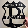 Personalized Police Sign for Home, Metal Wall Art, Police Officer Gifts ...