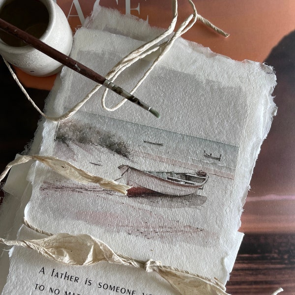 Gold Edge Handmade Paper Stationery, Rose Gold Edge Handmade Paper ...