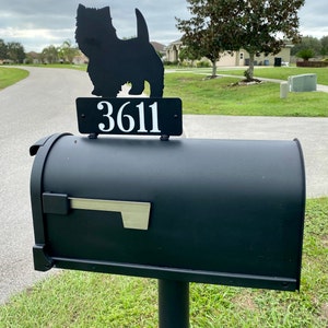 Fox Metal Mailbox Topper / Sign Mounting Hardware Included - Etsy