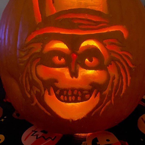 The Addams Family Pumpkin Carving Patterns - Printable PDF - Etsy