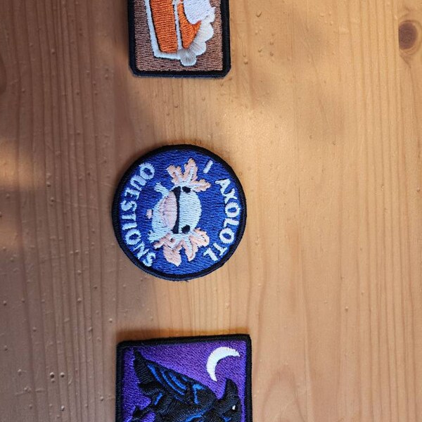 Chimera Greek Mythological Creature Beast Round Iron-on Engraved Faux ...