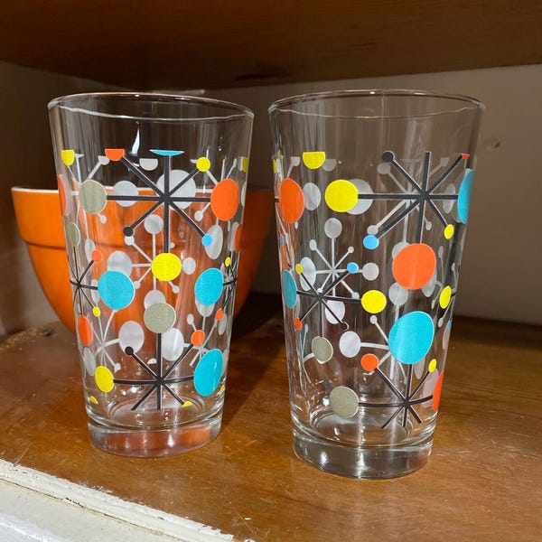 MCM Atomic Cat Barware, Mid Century Modern Mixing, Shaker, Drinking ...