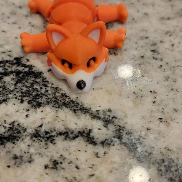 Articulated Baby Fox Fidget Toy Gift Home Decor - Etsy