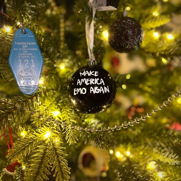 Emo Christmas Ornament - A Very Emo Christmas, Make Christmas Emo Again ...