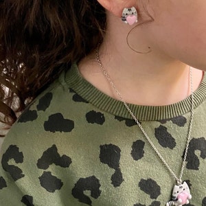 Grad Pusheen Necklace, Graduate Gift, Student Cat Jewelry, High School ...