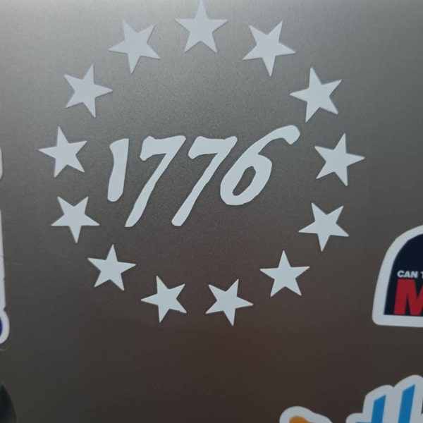 Betsy Ross 1776 Vinyl Decal Sticker - Etsy