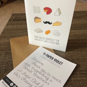 Cheesy Father's Day Card, Cheesy Mustache Card, Happy Father's Day ...