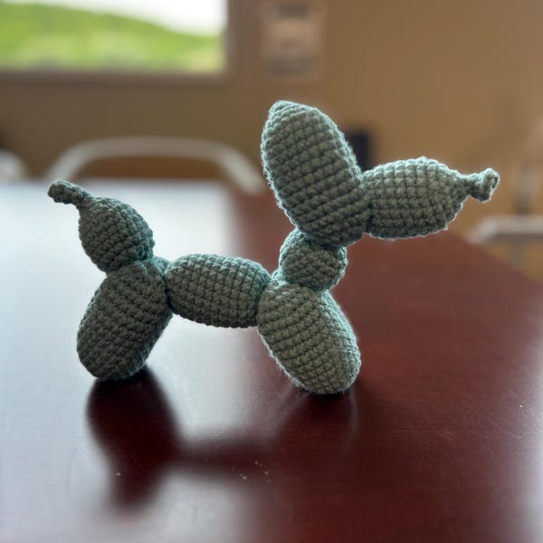 Balloon Animal Dog Crochet PATTERN ONLY Instant DOWNLOAD! Puppy ...