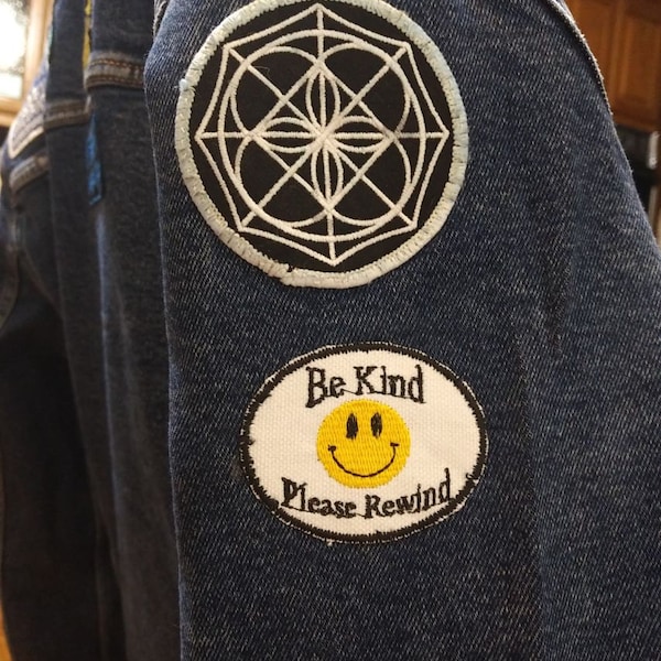 Be Kind Please Rewind VHS Tape Sticker Iron on or Sew on Patch - Etsy