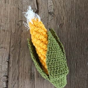 Crochet Corn. Pretend Play Food, Play Kids Kitchen Accessories. Play ...