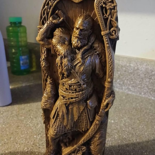 King Paimon Statue Ars Goetia Demon Lucifer Right Hand Demonology - Etsy