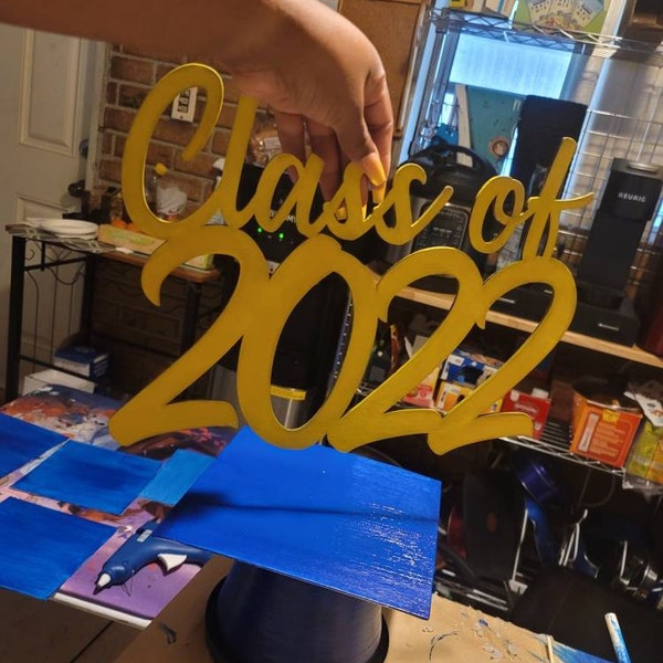 Laser Cut 2022 (any Year) Graduation Tags, Class of 2022 Wooden Photo ...