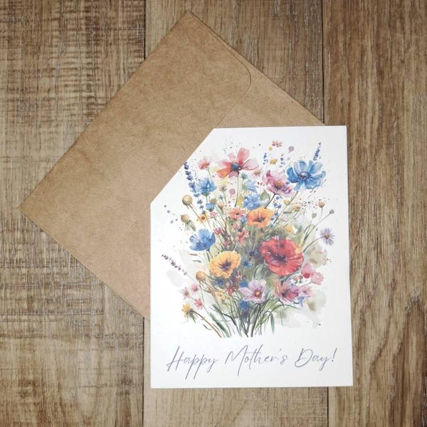 Wildflowers Field Note Cards, Wildflowers Note Cards, Note Cards With ...