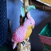 Hollywood Regency Pink Parrot Candle Holder, Bird Candlestick, Pink ...