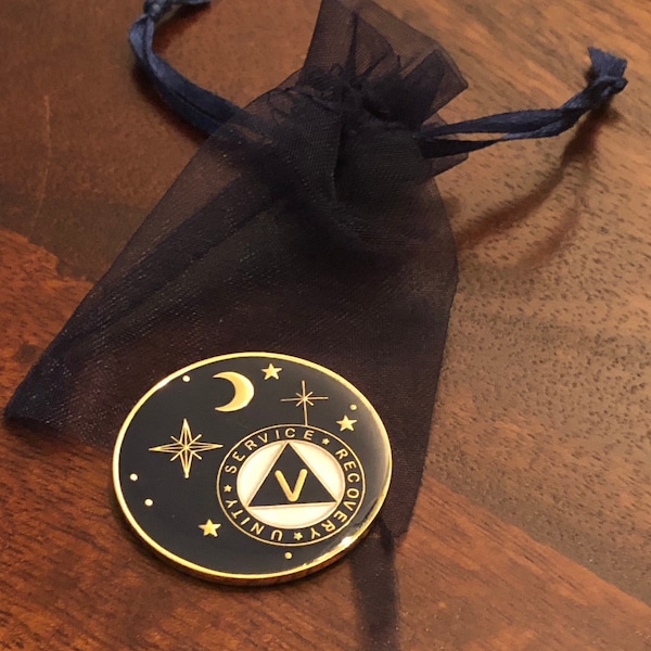 The Rocket Chip, AA, Alcoholics Anonymous, Medallion, Token, Coin - Etsy