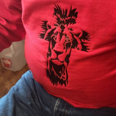 Praying Hands REDWORK Machine Embroidery Design, 12 Sizes. Christian ...