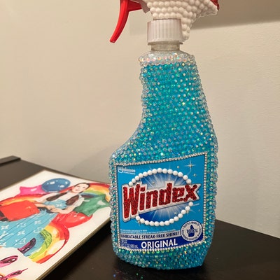 Rhinestone Bedazzled W I N D E X Glass Window Cleaner Spray New Full 23 ...