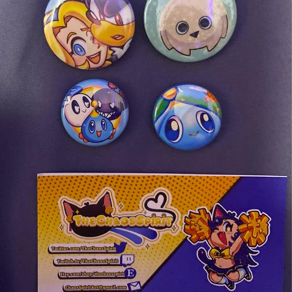 Sonic Button 4 Pack - Etsy