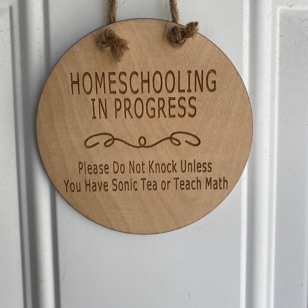 CUSTOMIZABLE Homeschool Distance Learning Front Porch Sign - Etsy