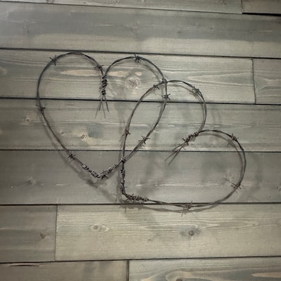 Barbed Wire Wall Decor Rustic Decor Front Door Wall Hanging Farmhouse ...