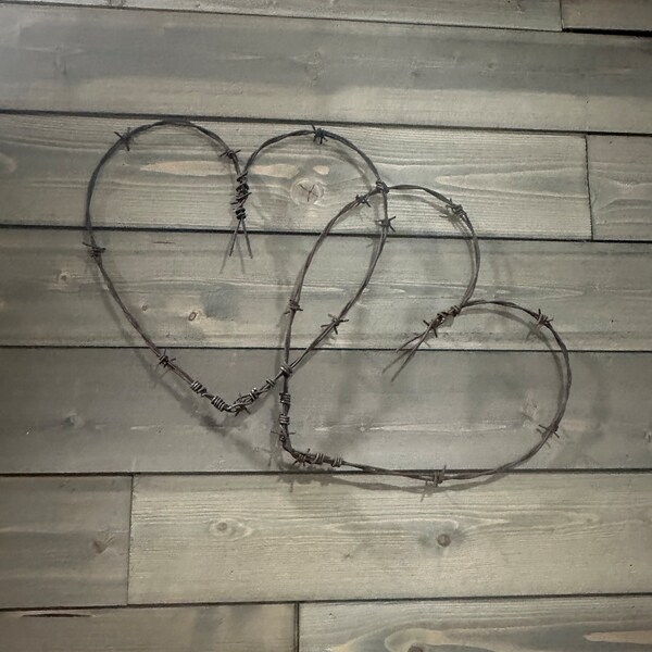 Barbed Wire Wall Decor; Rustic Decor; Front Door; Wall Hanging ...