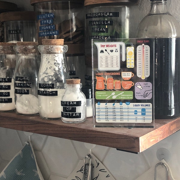 Acrylic Periodic Table of Elements, Free Standing Periodic Table Plaque ...