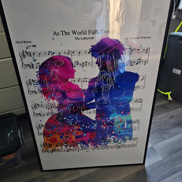 Addams Family Poster Addams Family Theme Music Sheet Musical Art Wall ...