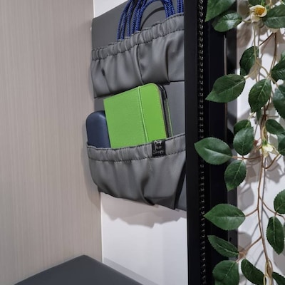 Caravan or Motorhome Double Storage Pockets / Pouch Leatherette Drop ...