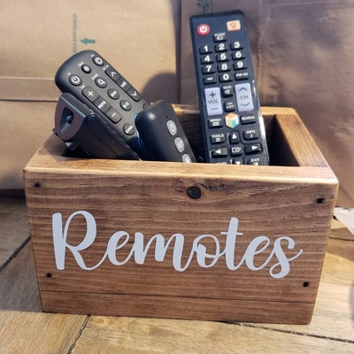 Remote Box Remote Control Box Remote Storage Home Organization - Etsy