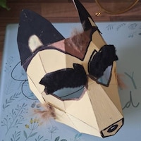 DIY Camel Mask, Paper Craft Template, Halloween Mask, Printable Animal ...