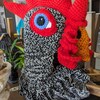 Angler Fish Crochet Hat Costume & Wrist Gauntlets Fantasy Under the Sea ...