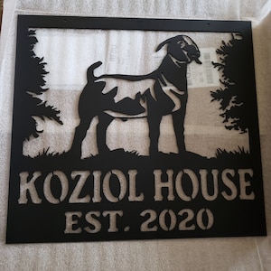 Boer Goat Farm Sign - Etsy