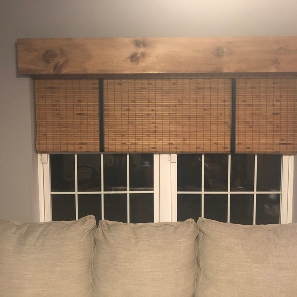 Wood Valance/rustic Farmhouse Window Valance/valances for Windows ...