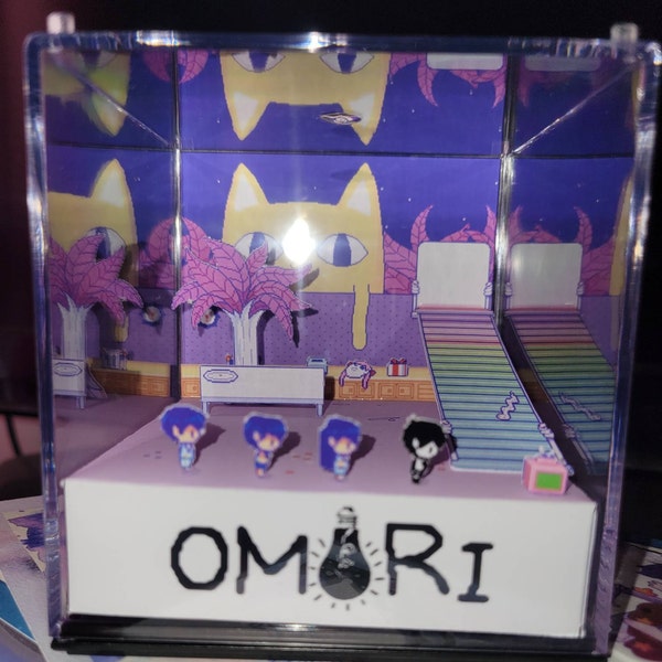 OMORI - Neighbor's Room - 3D Game Cube Diorama - Etsy
