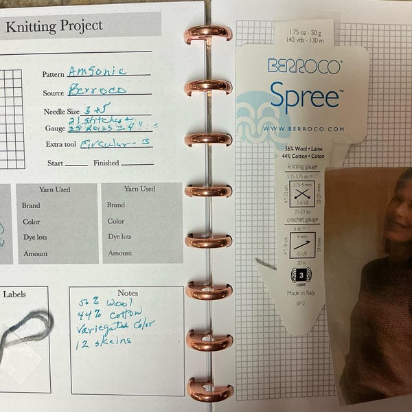 Neutral Knitting Pattern Book, Knitting Notes, Knitting Planner ...