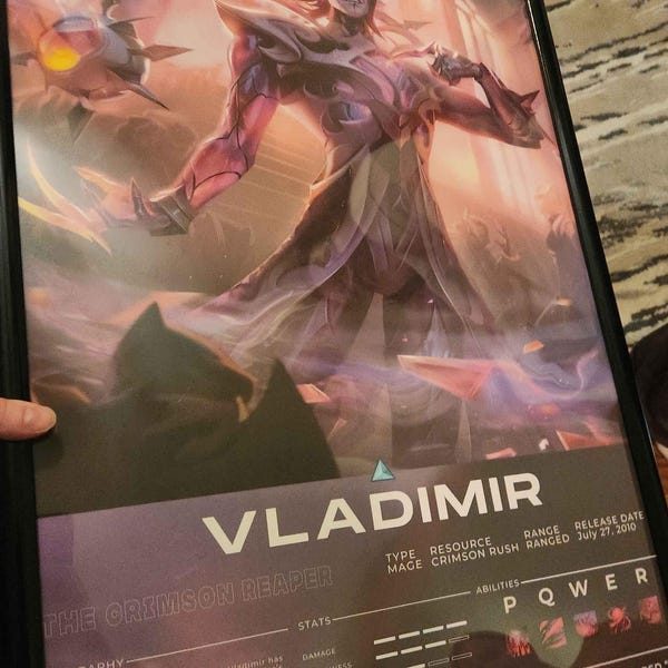 League of Legends, Hall of Legends Custom Poster. Risen Ahri ...