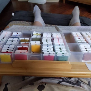 DMC Thread Storage Box // Thread Storage // Floss Plastic Box - Etsy