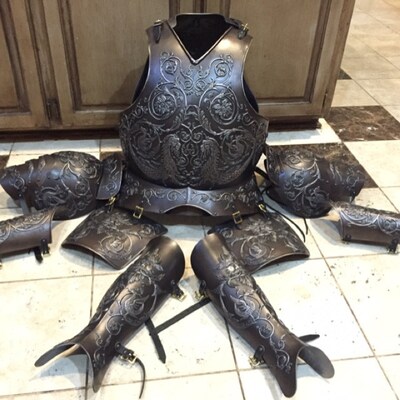 Larp Armor, Renaissance, Negroli Armor Set, Cuirass, Cosplay Armor ...